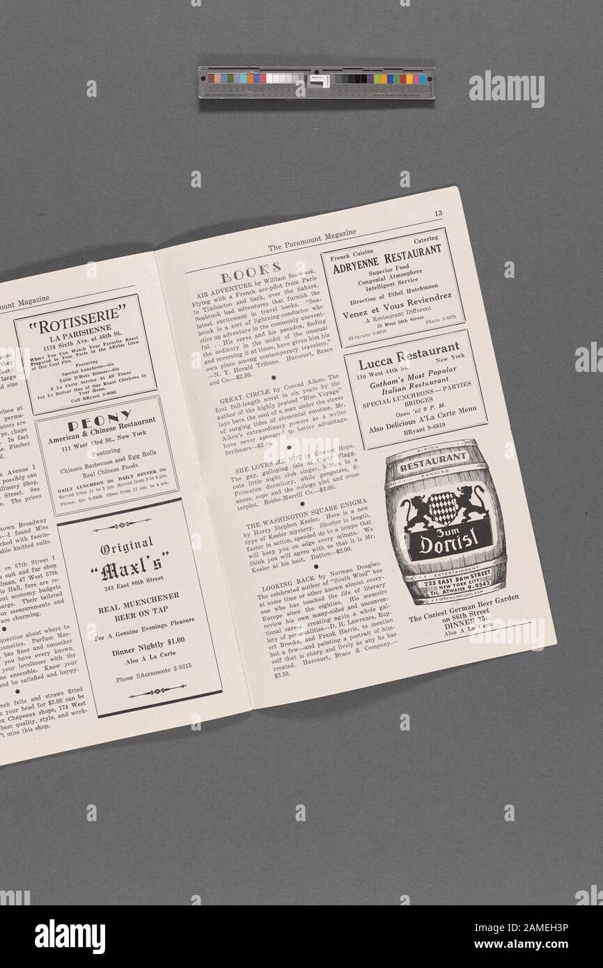 The Paramount Magazine The Paramount Magazine; The Paramount Magazine ...