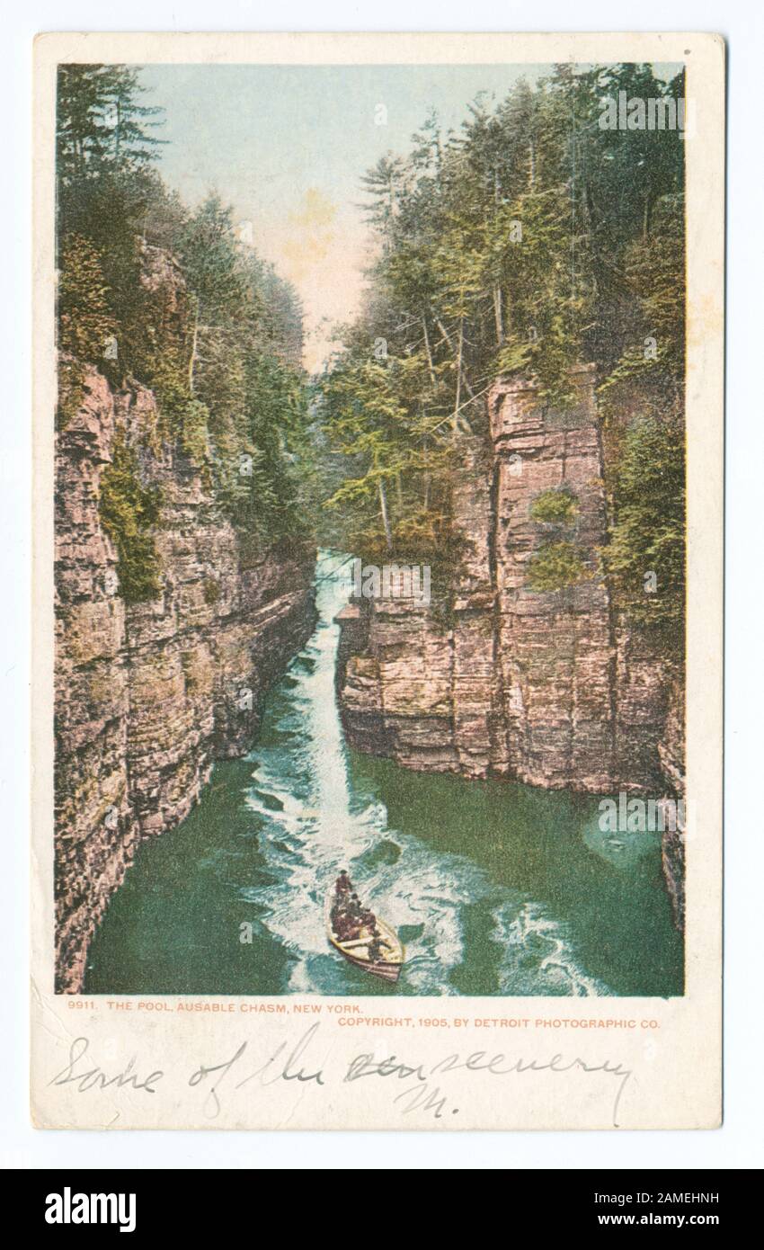 The Pool, Au Sable Chasm, N Y Postcard series number: 9911 Became ...