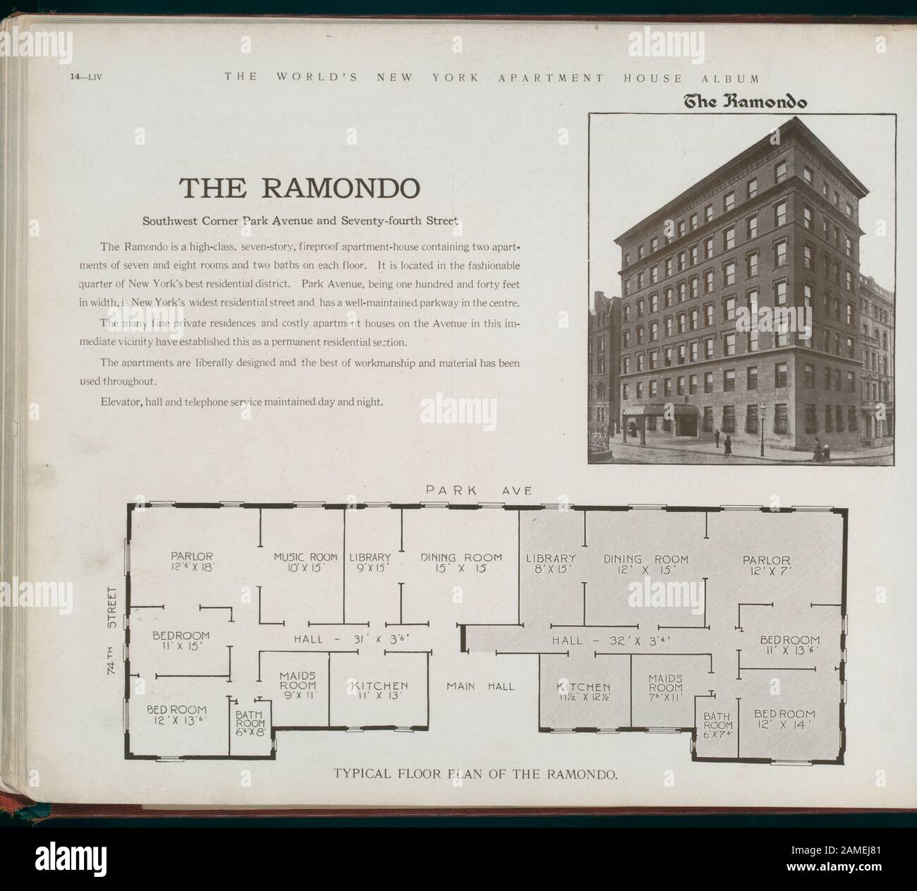 The Ramondo Southwest Corner Park Avenue and Seventy-fourth Street The ...