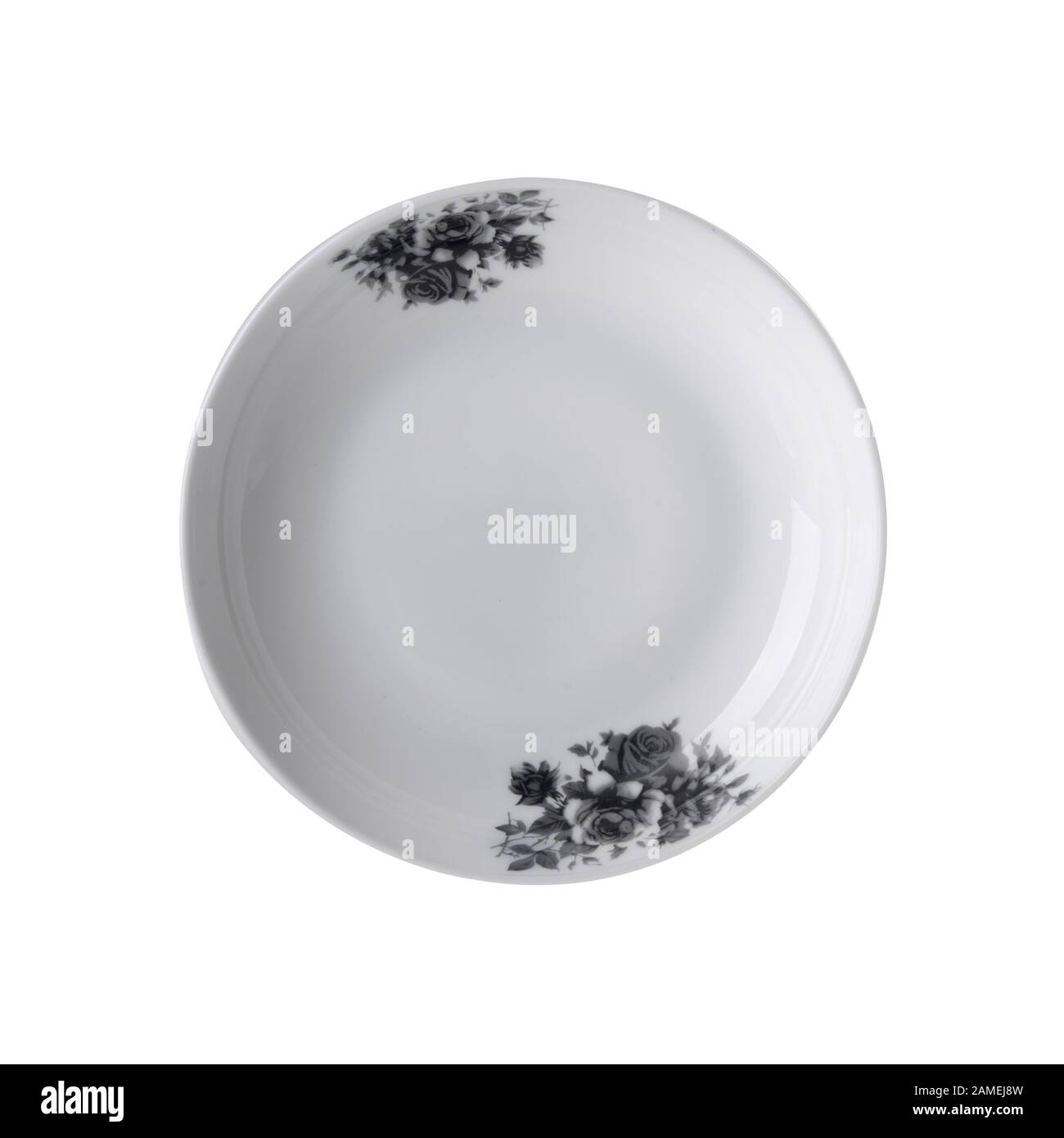 Hand painted plate decoration Cut Out Stock Images & Pictures - Alamy