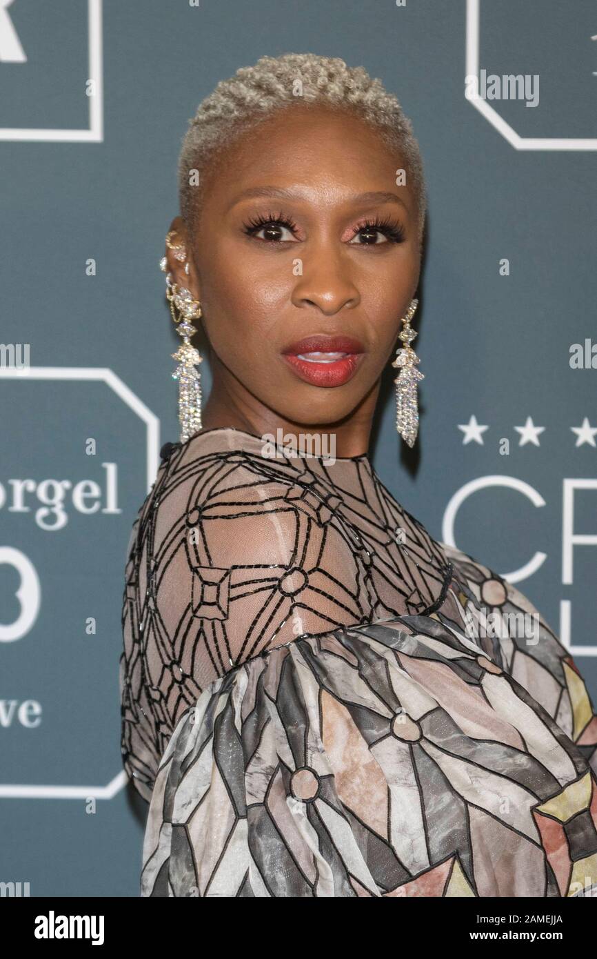 Cynthia Erivo attends the 25th Annual Critics' Choice Awards at Barker ...