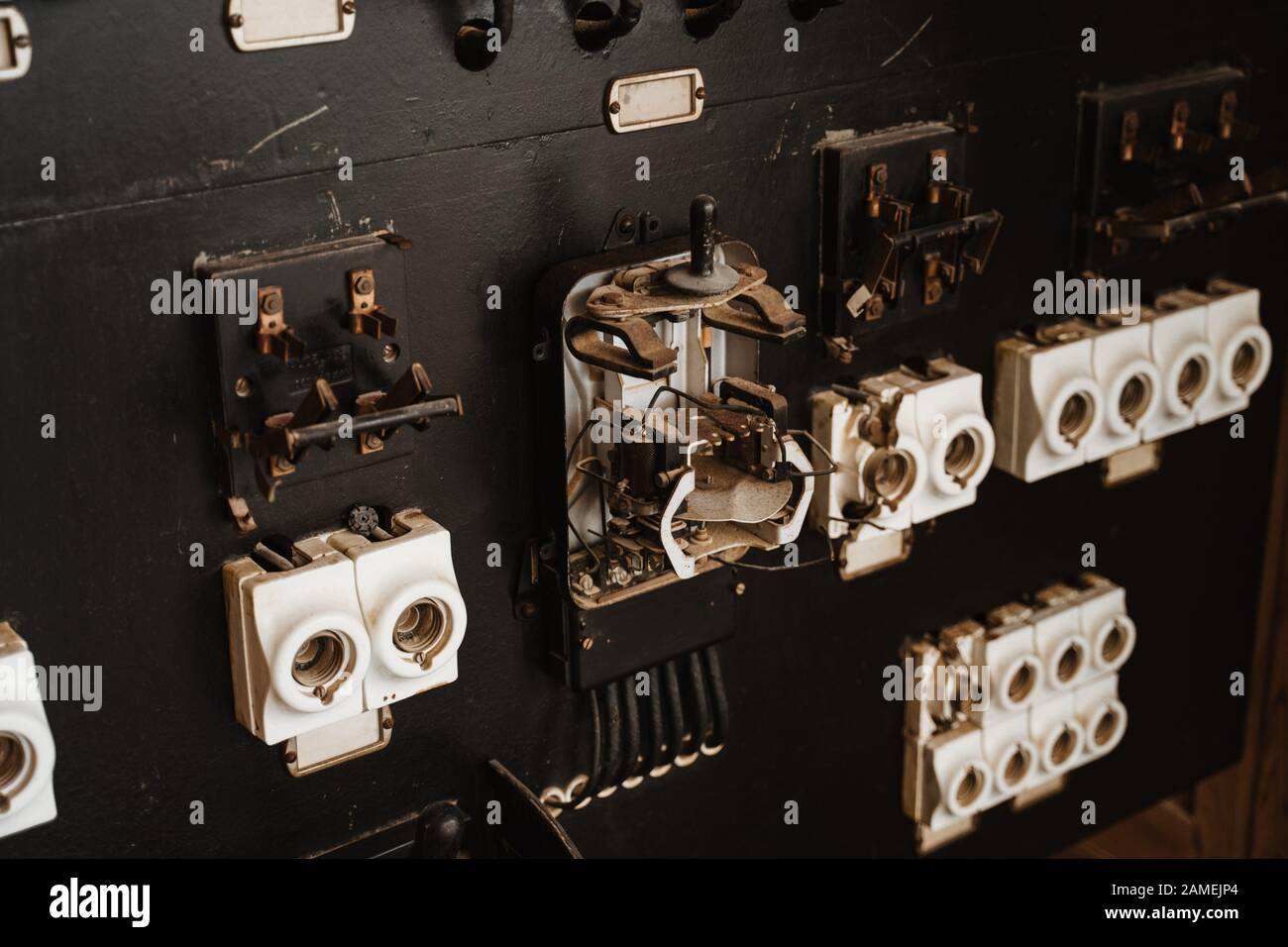 historic photographs of mining in the desert of Namibia, Africa Stock ...