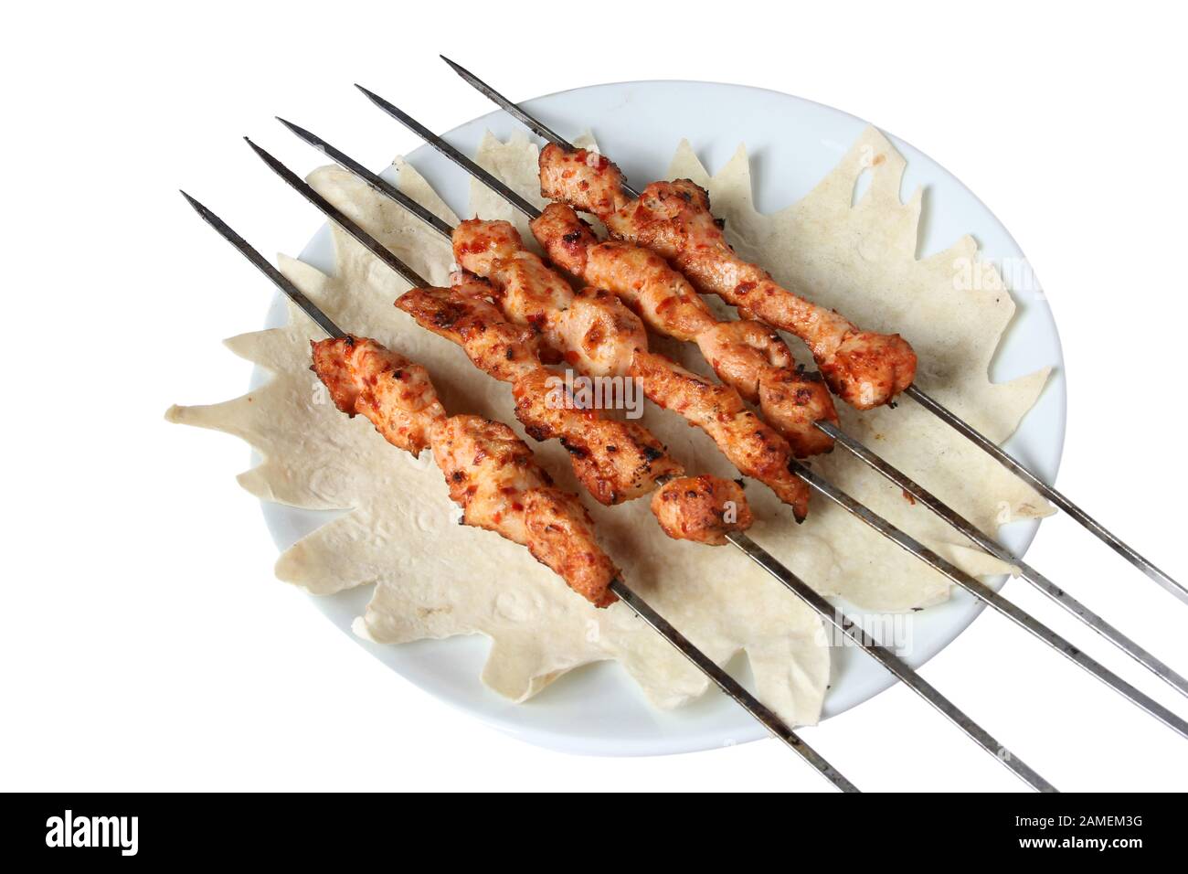 Chicken wings with barbeque sauce Cut Out Stock Images & Pictures - Alamy