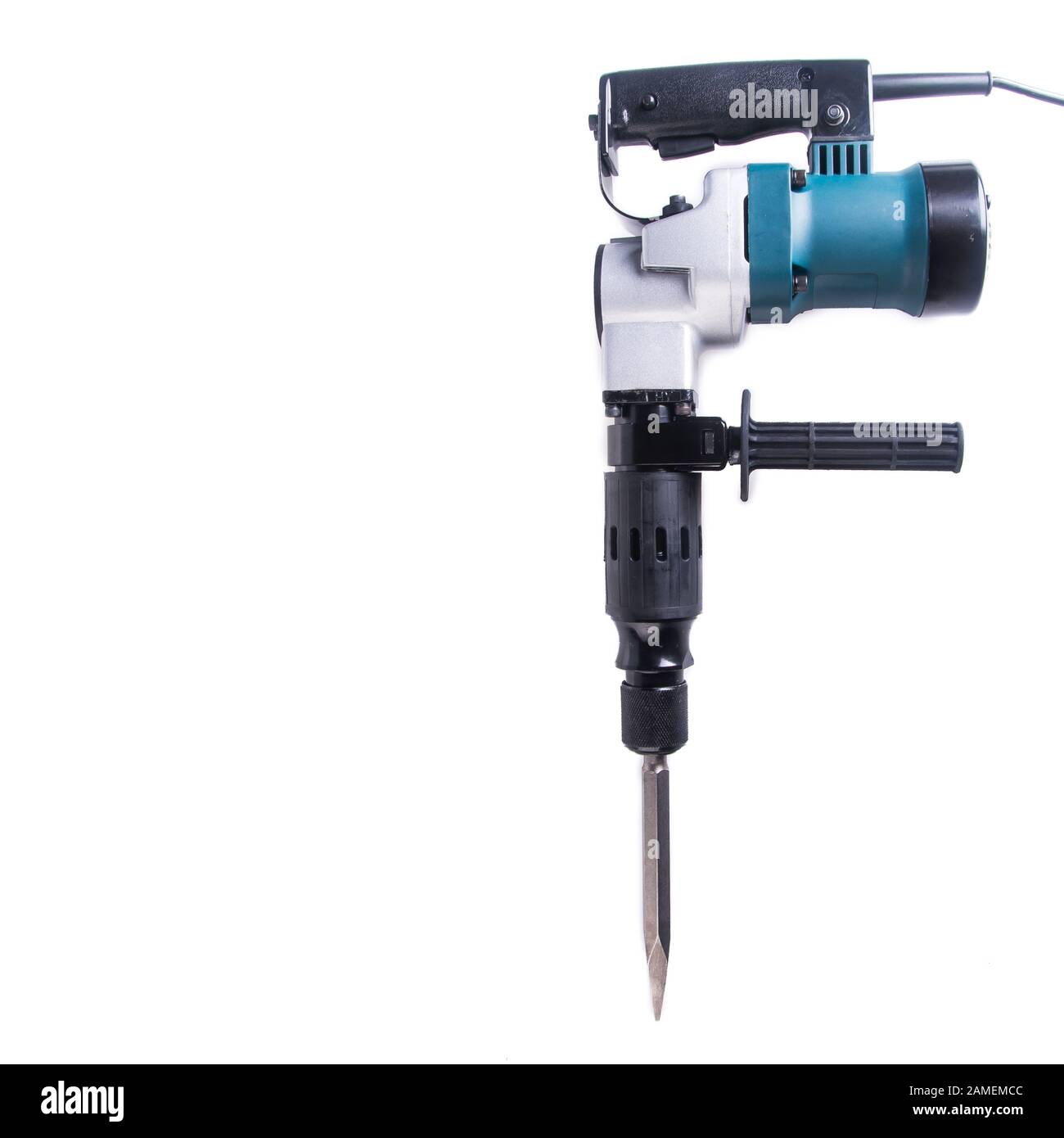 Power Tools or Hammer drill on background new Stock Photo - Alamy
