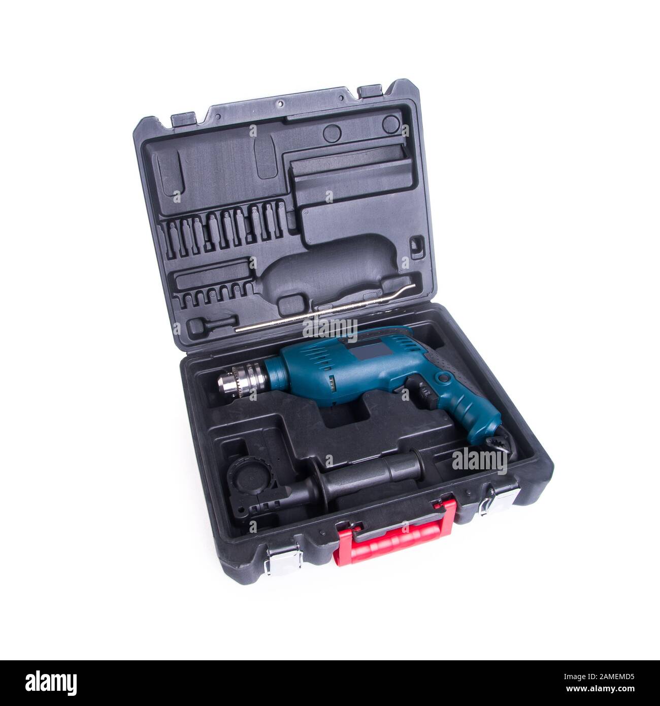 Power Tools or power drill on background new Stock Photo - Alamy