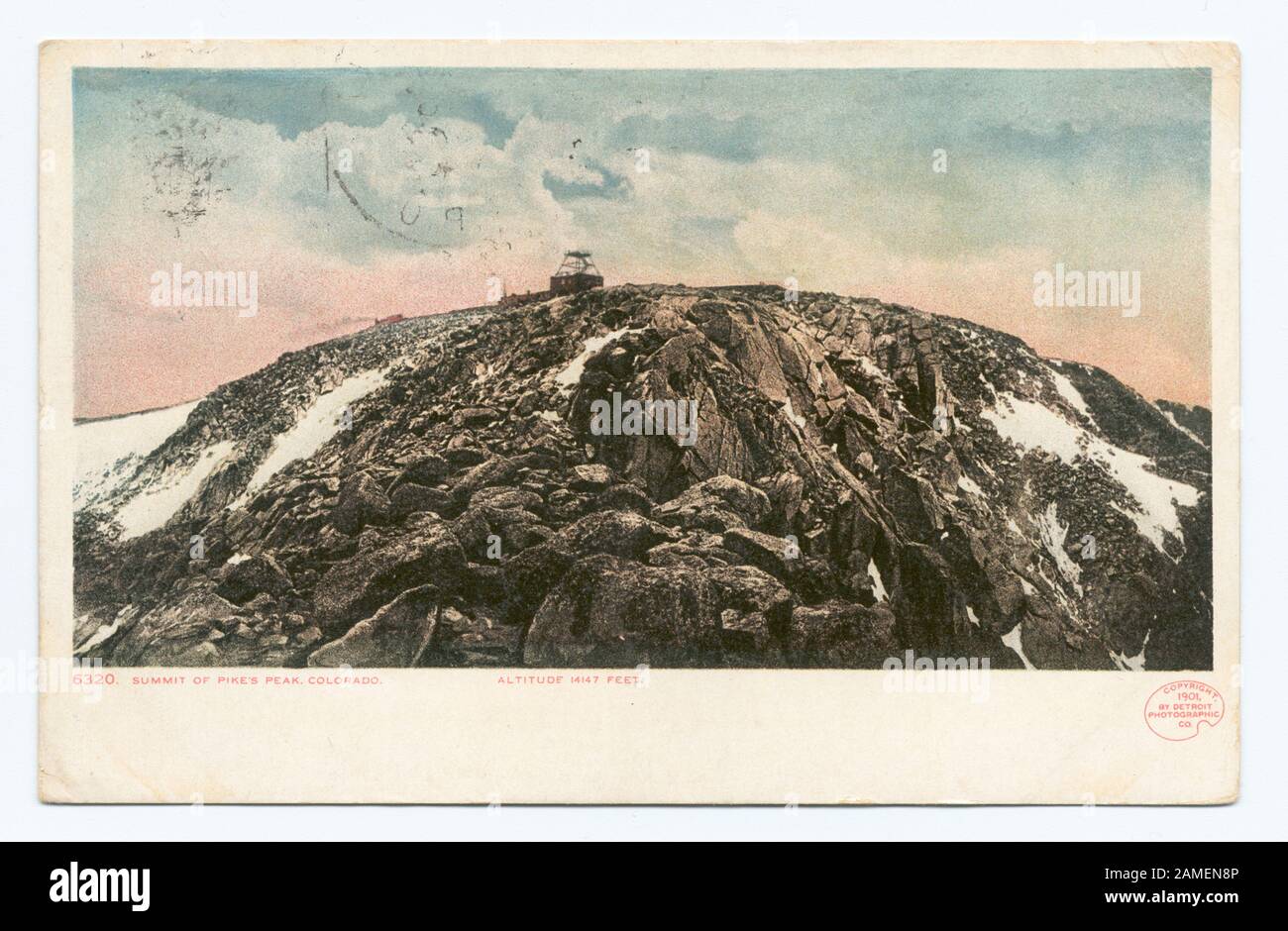 The Summit, Pikes Peak, Colo Postcard series number: 6320 1902-1903 ...