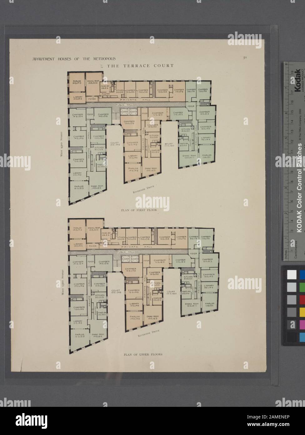 The Terrace Court Plan of first floor; Plan of upper floor Includes ...