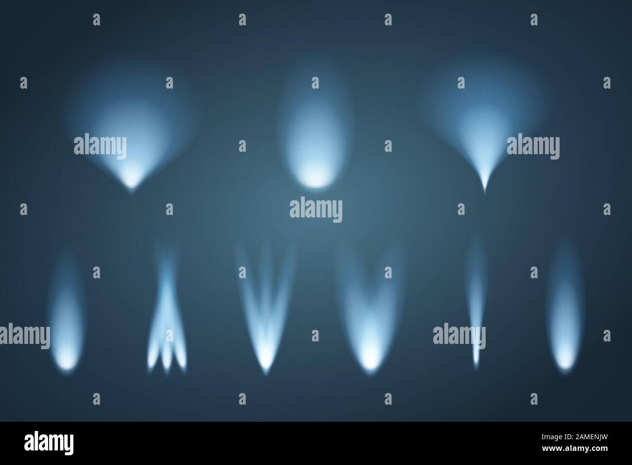 Illumination beams Cut Out Stock Images & Pictures - Alamy