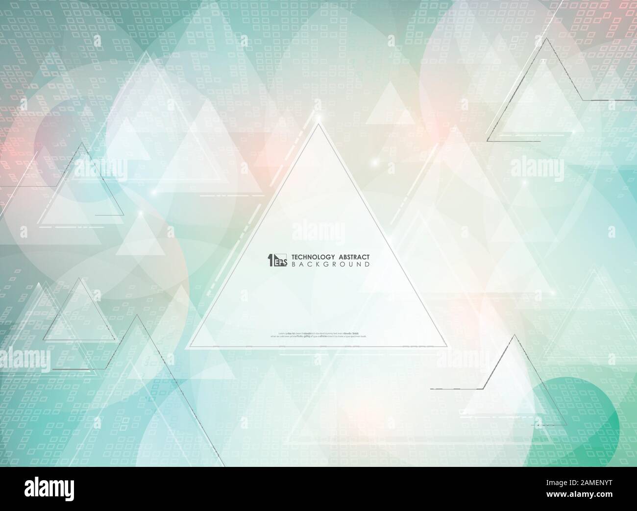 Abstract triangles pattern design of futuristic business decorative ...