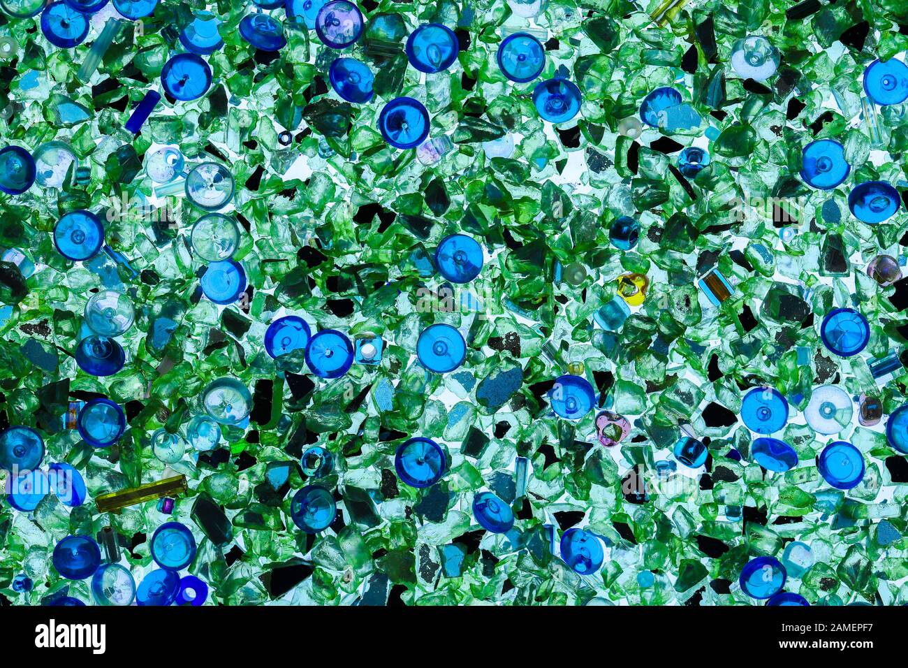 Crushed Blue Glass High Resolution Stock Photography and Images - Alamy