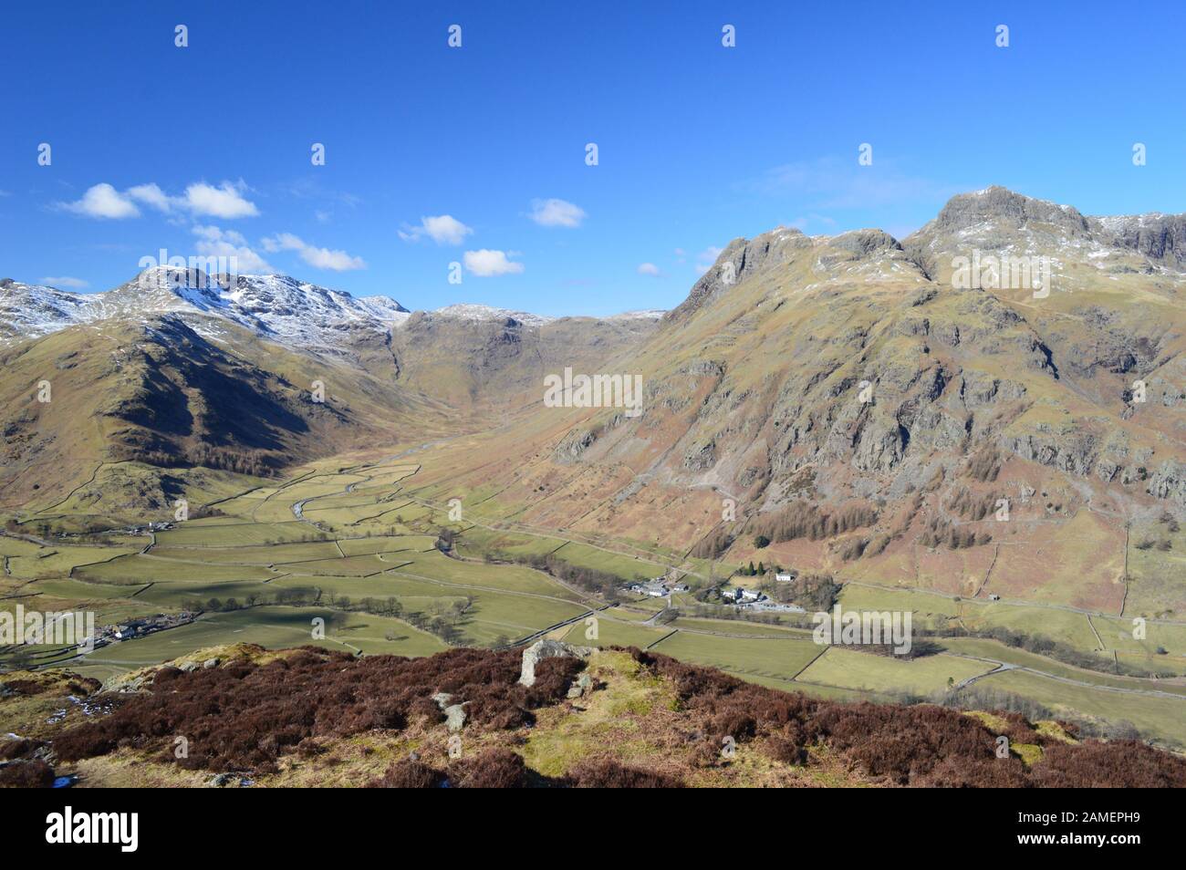 Little langdale is a hanging valley hi-res stock photography and images ...
