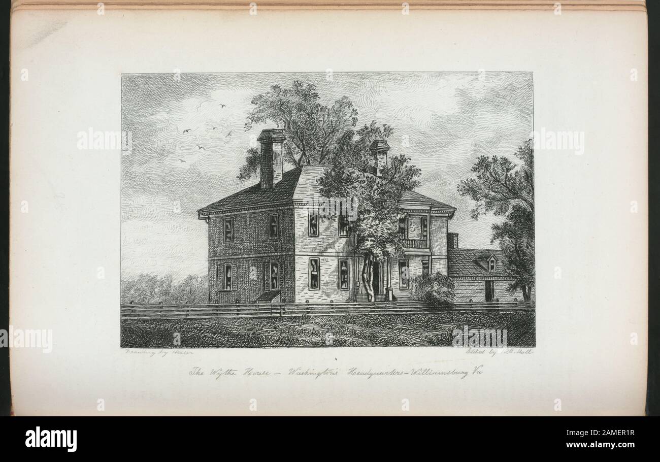 The Wythe House Washington's Headquarters, Williamsburg, Va EM14848 ...