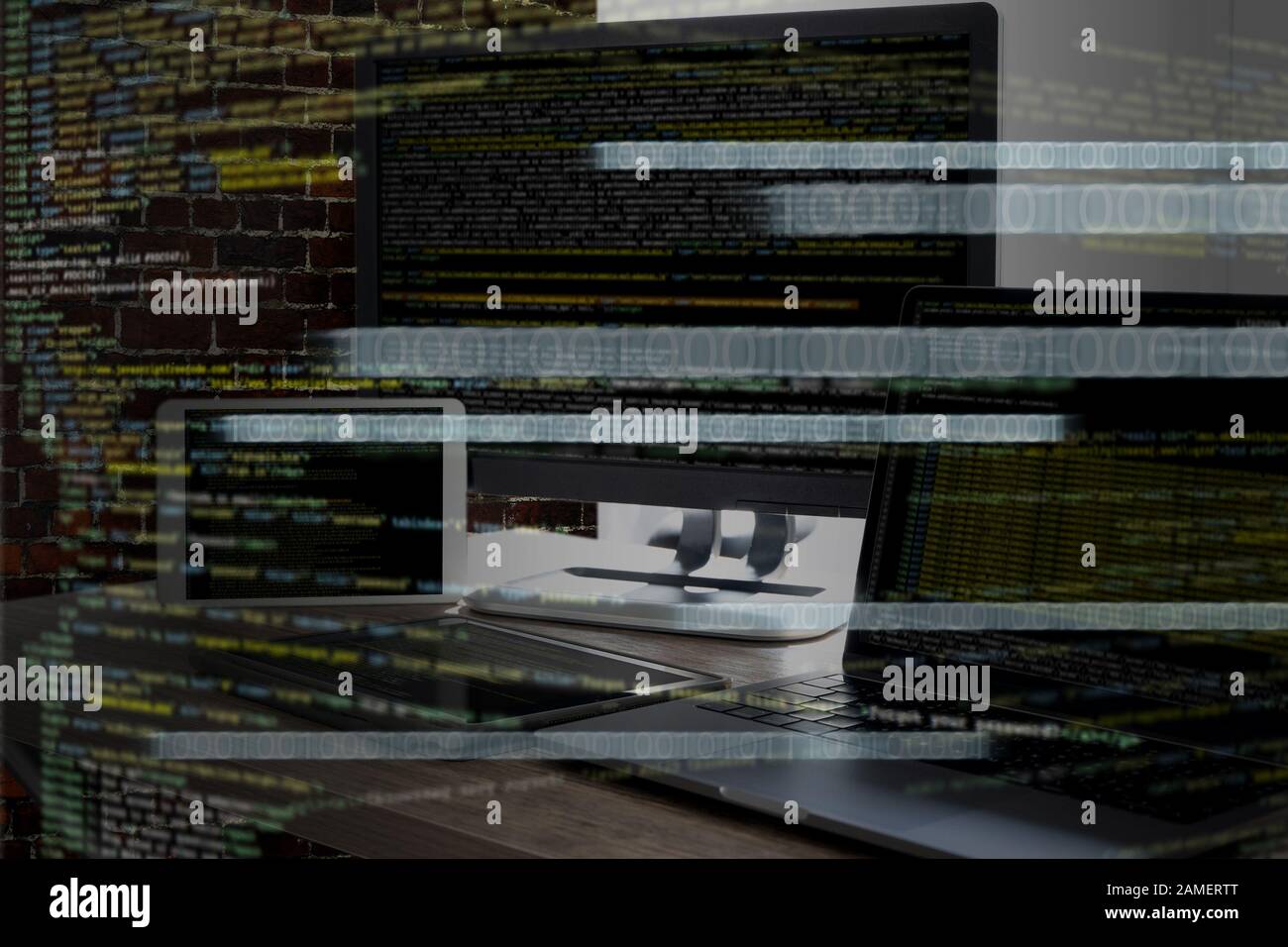 Programming code abstract technology background Developer programming ...