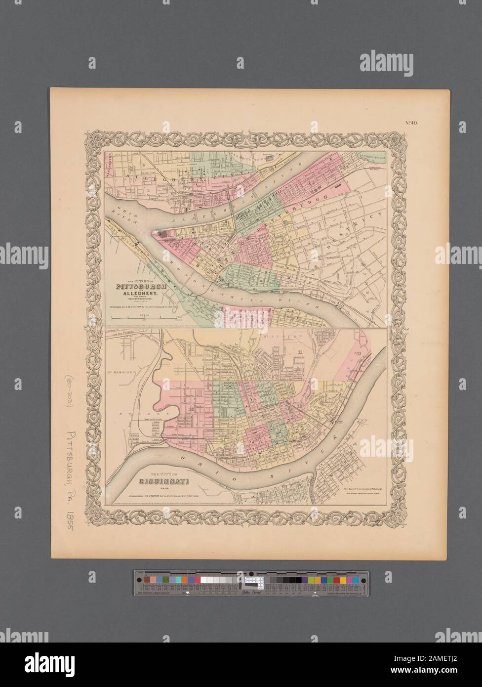 The cities of Pittsburgh and Allegheny, with parts of adjacent boroughs ...