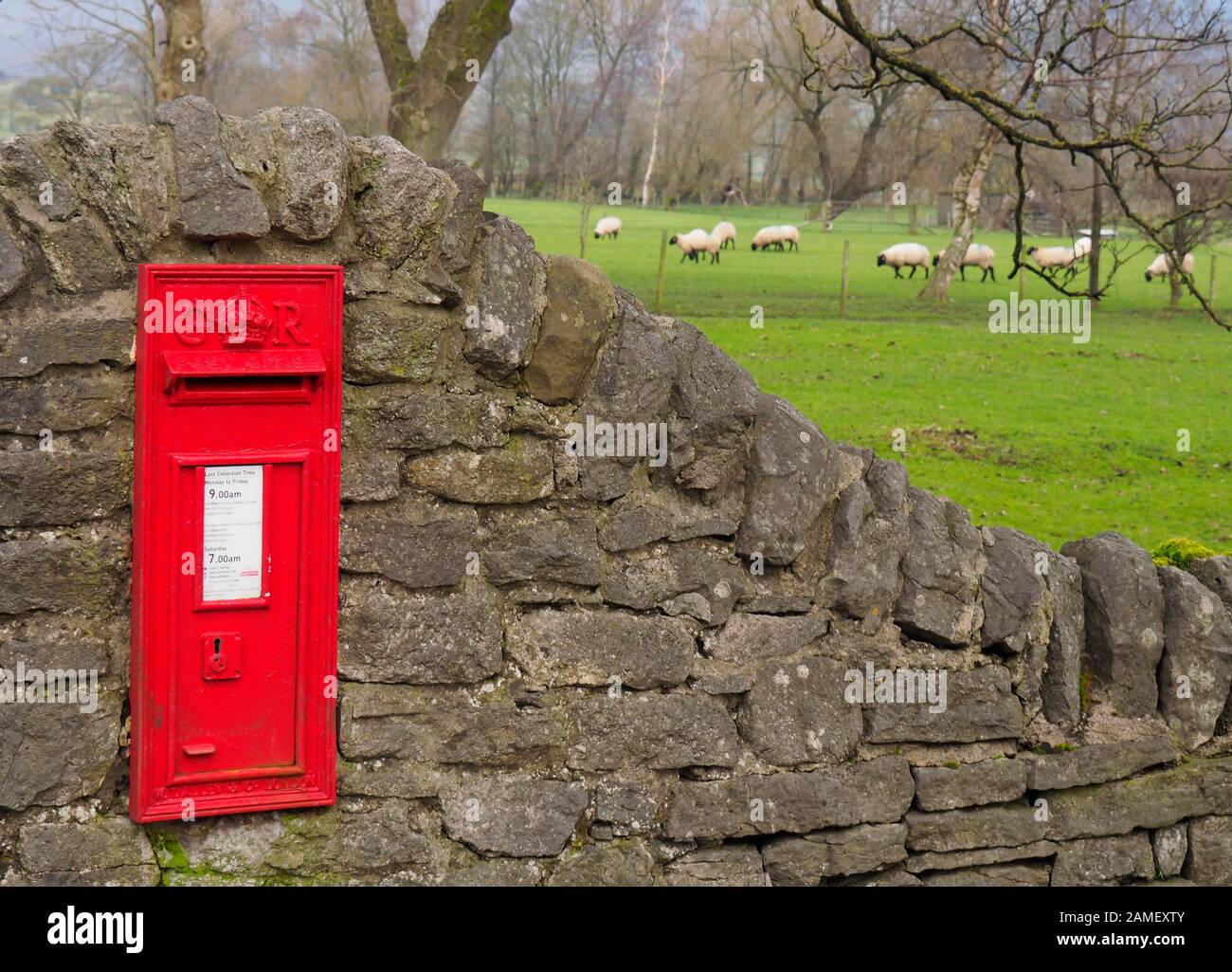 letter box in wall Stock Photo - Alamy