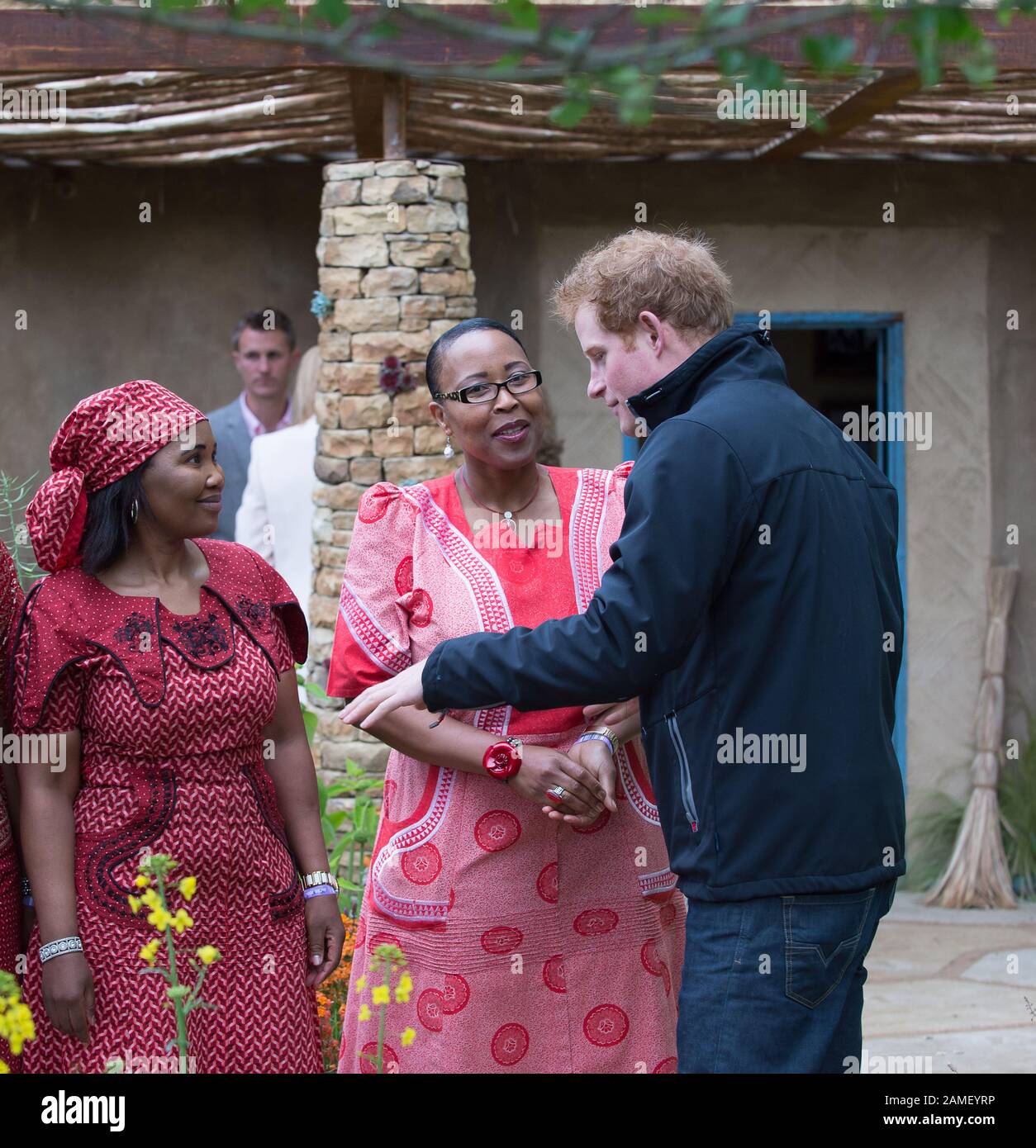 Grandson prince harry sentebale garden hi-res stock photography and ...