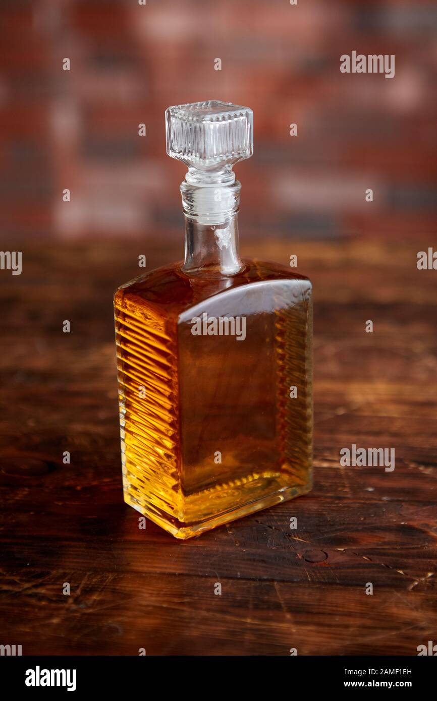 Empty Whiskey Bottle High Resolution Stock Photography and Images - Alamy