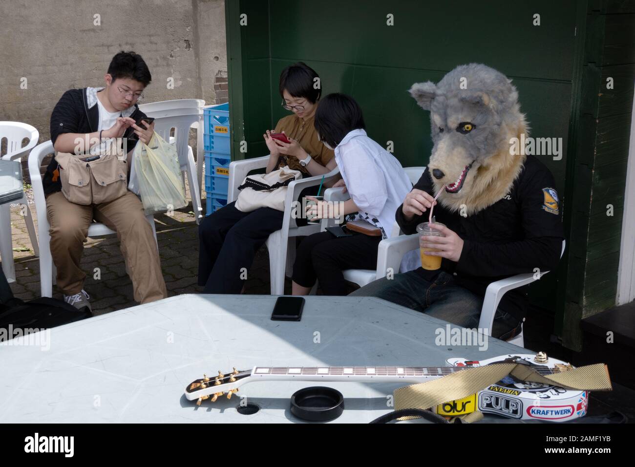 Teenagers and friends at cosplay festival in Hakodate, Hokkaido, Japan ...