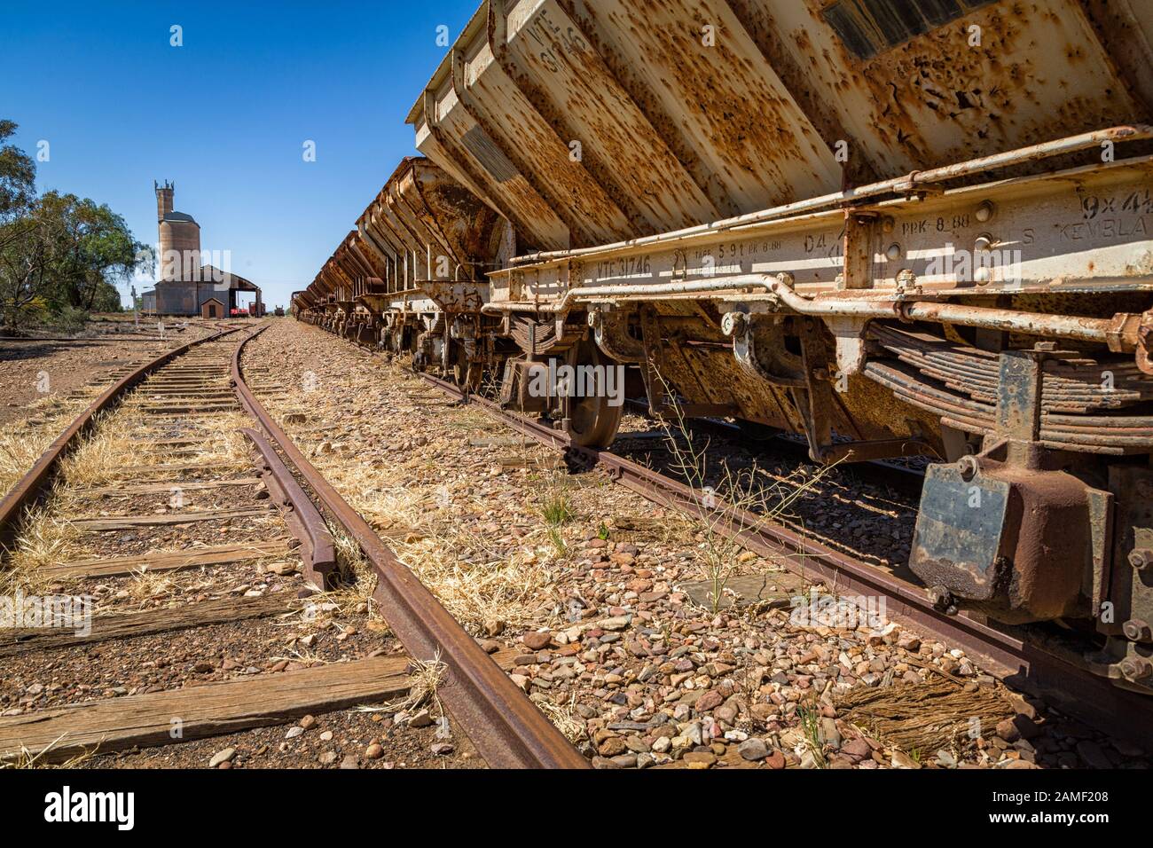 Railway at Quorn, South Australia Stock Photo - Alamy