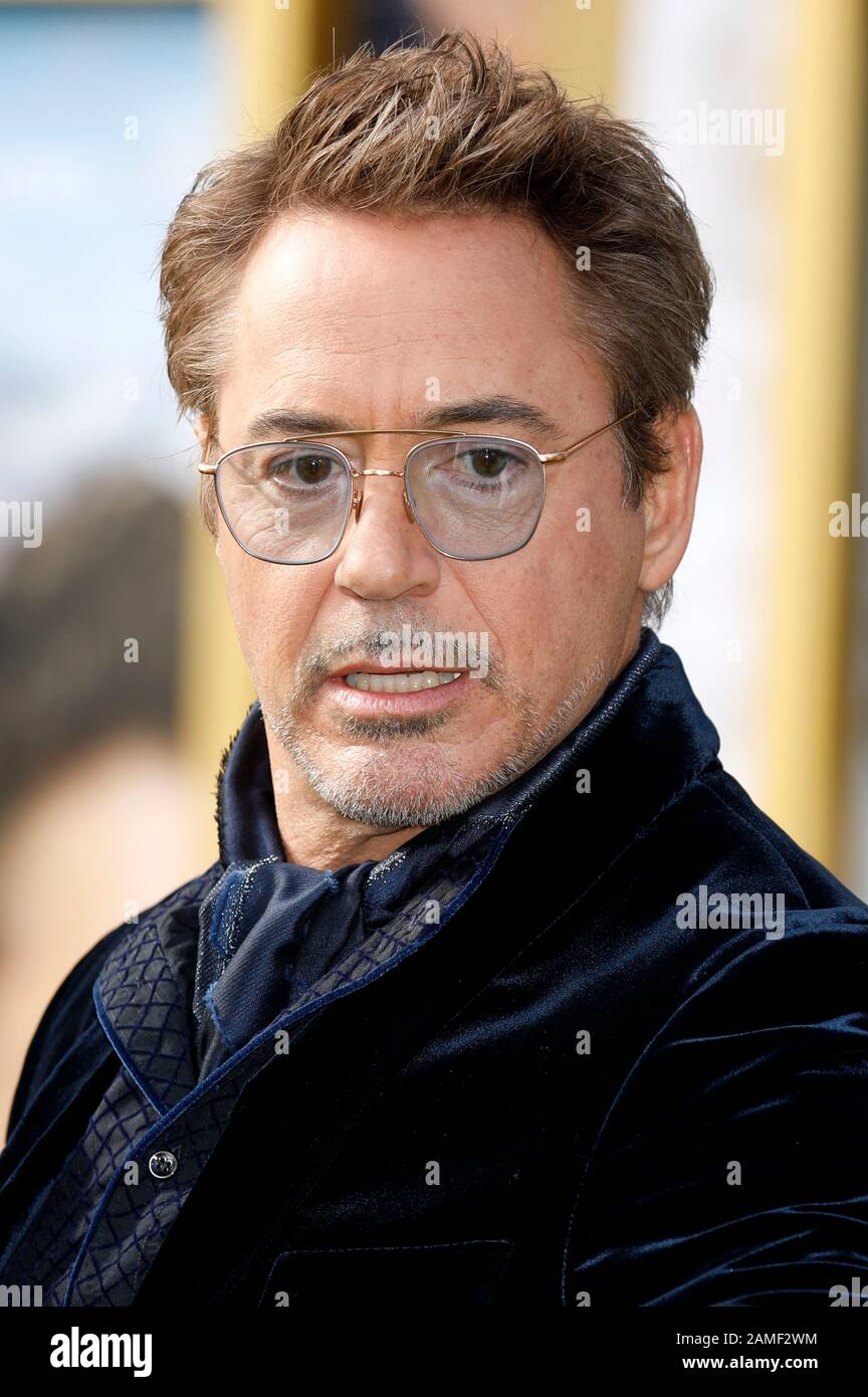 Robert Downey Jr. at the premiere of the movie 'Dolittle / The ...