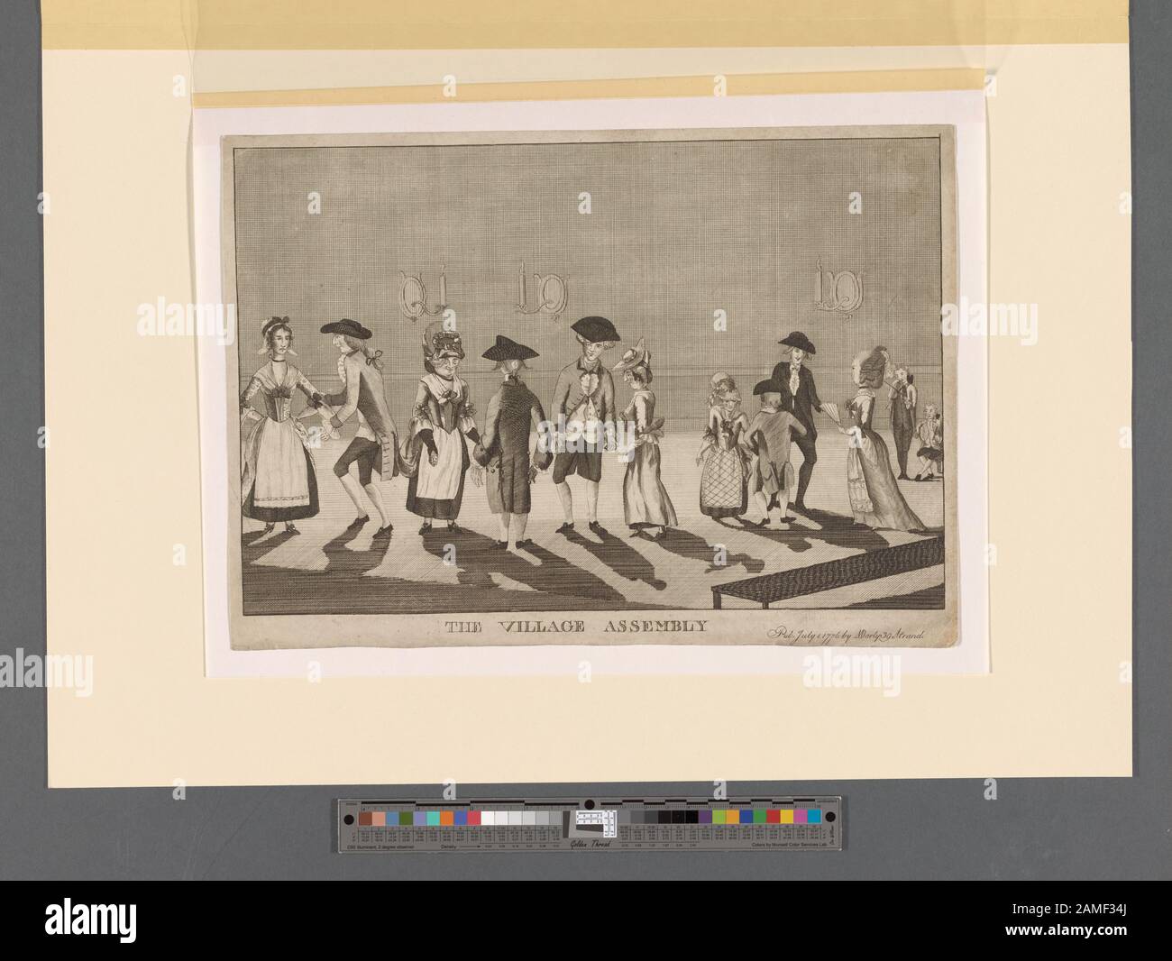 The village assembly The village assembly; The village assembly Stock ...