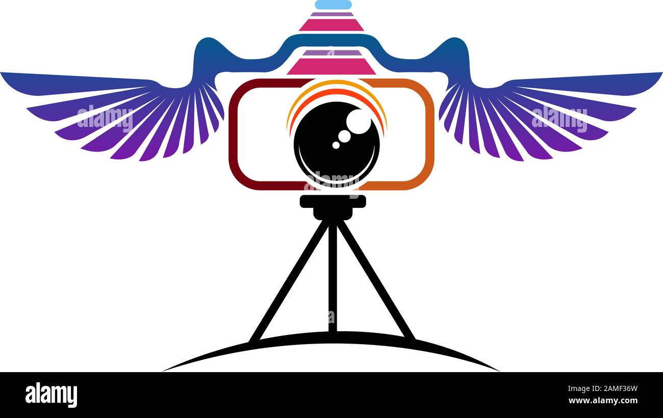 Fly camera logo hi-res stock photography and images - Alamy
