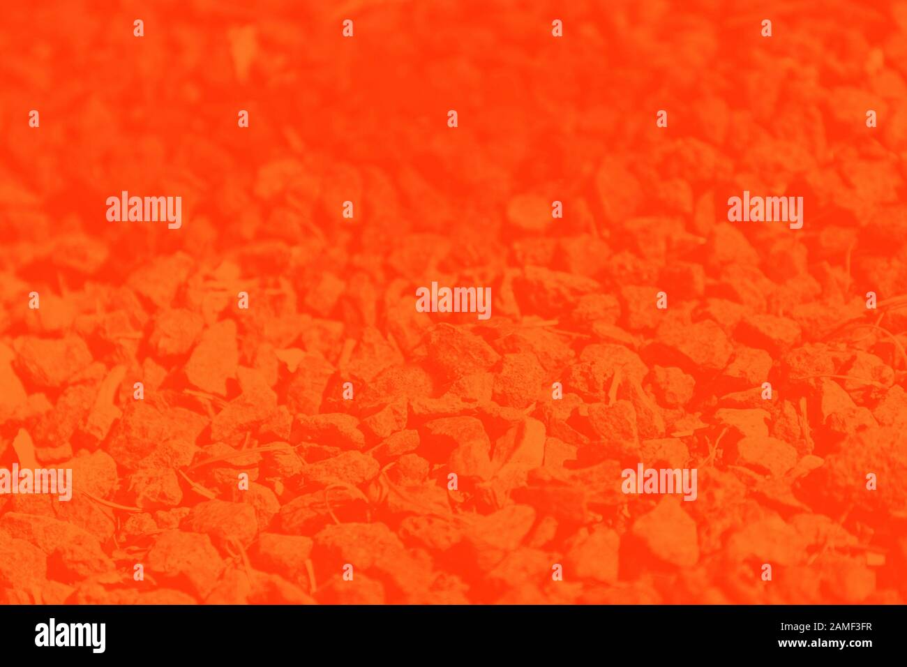 Orange lush lava color abstract background with pebble stone pattern ...