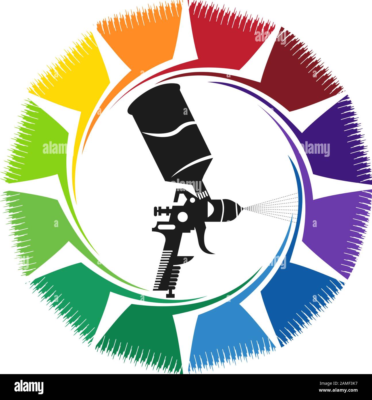 spray paint logo Stock Photo - Alamy