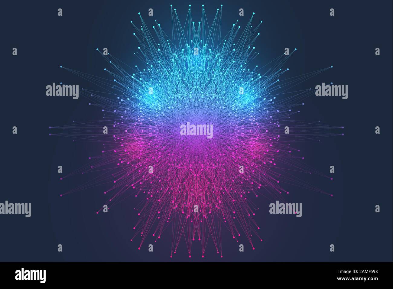 Big Genomic Data Visualization. DNA helix, DNA strand, DNA Test. CRISPR ...