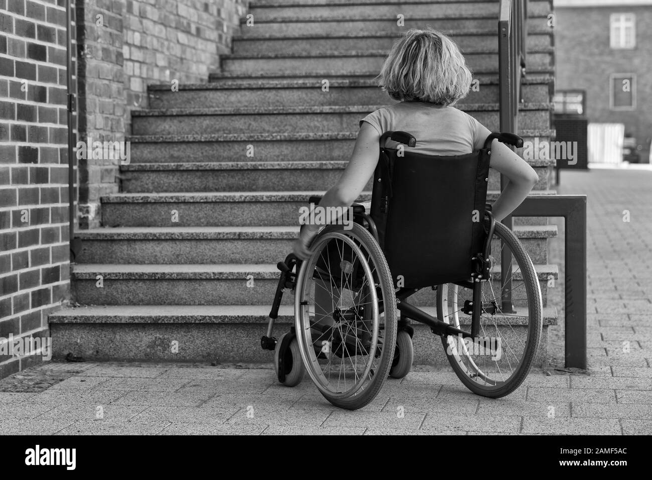 Disability Black and White Stock Photos & Images - Alamy