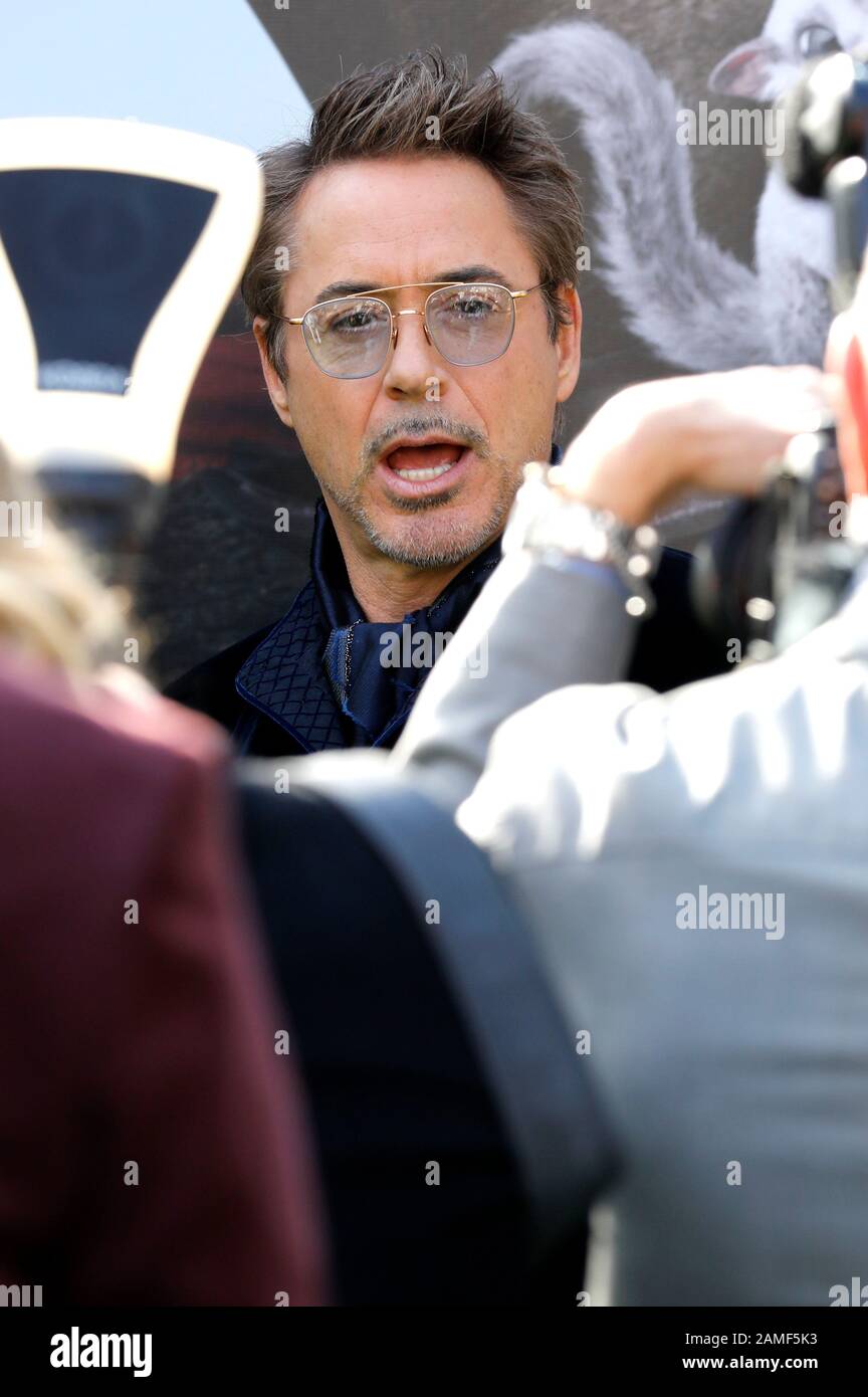 Westwood, USA. 11th Jan, 2020. Robert Downey Jr. at the premiere of the ...