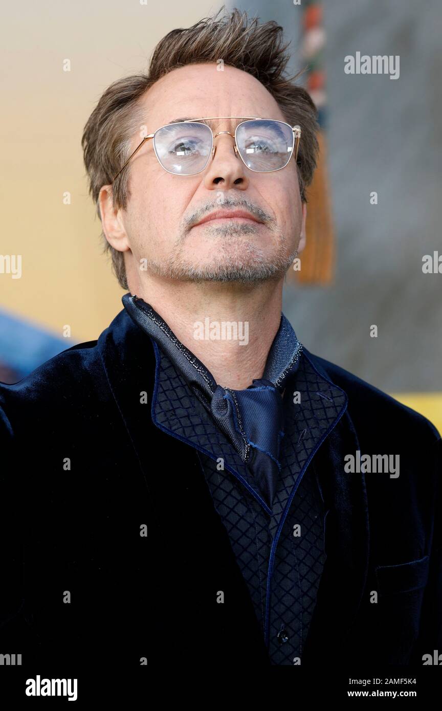 Westwood, USA. 11th Jan, 2020. Robert Downey Jr. at the premiere of the ...