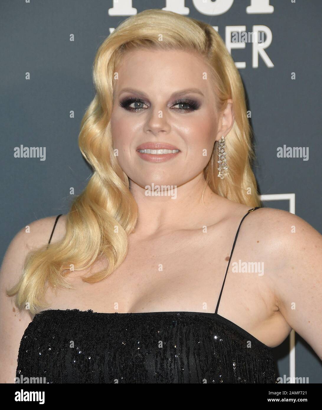 Los Angeles, USA. 12th Jan, 2020. Megan Hilty arrives at the 25th ...