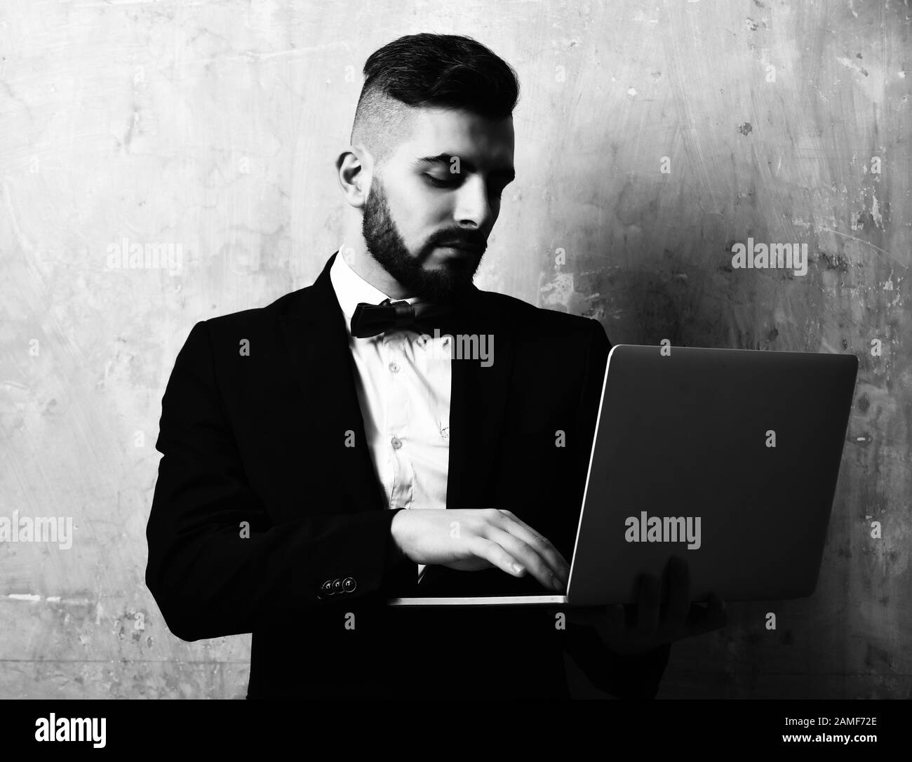 Successful urban project management Black and White Stock Photos ...