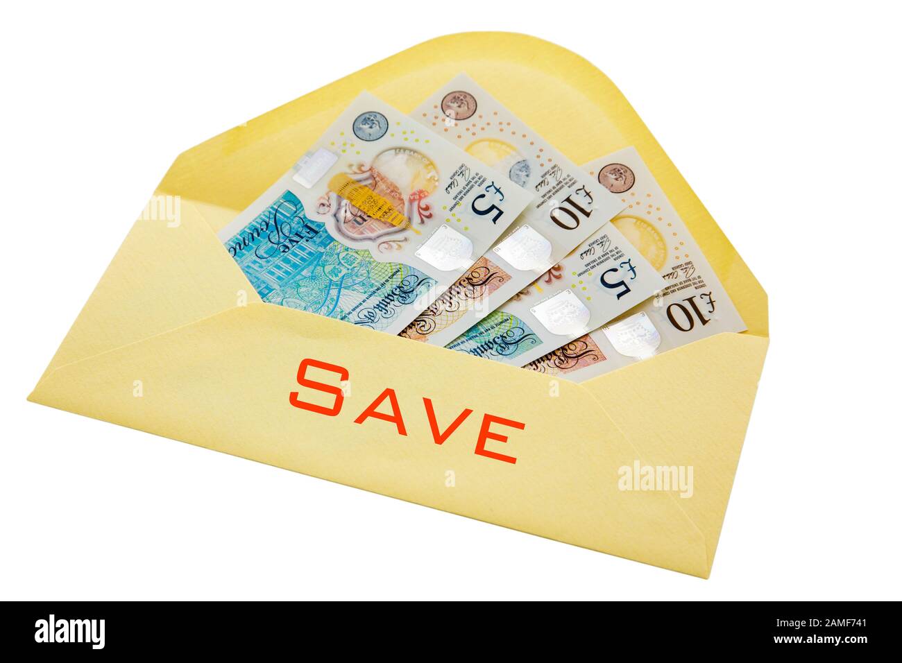 New British five and ten pound notes polymer banknotes money sterling ...