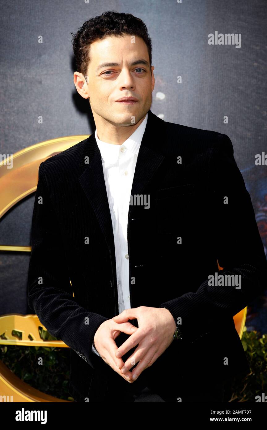 Westwood, USA. 11th Jan, 2020. Rami Malek at the premiere of the movie ...