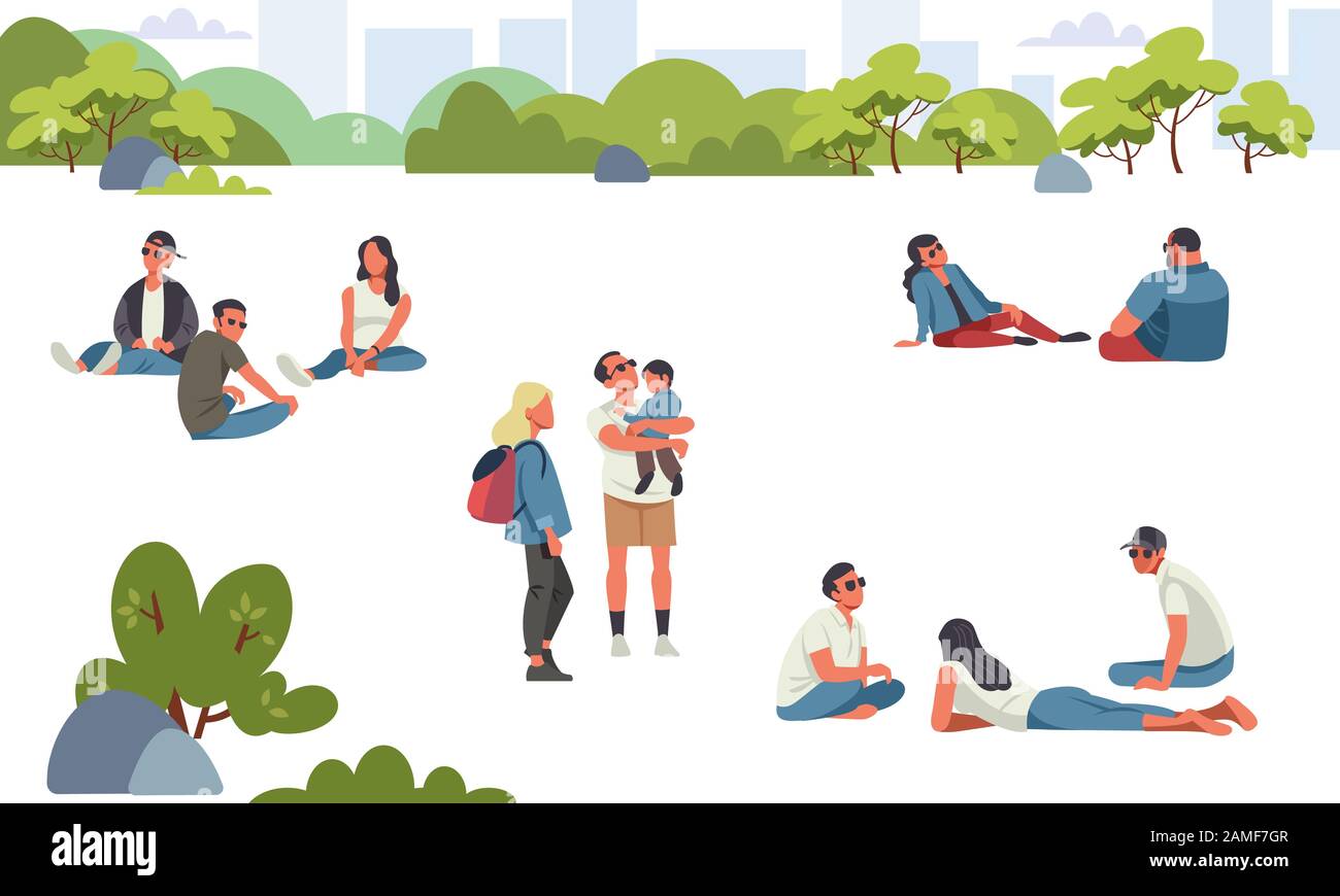 Outdoor Activities Cartoon