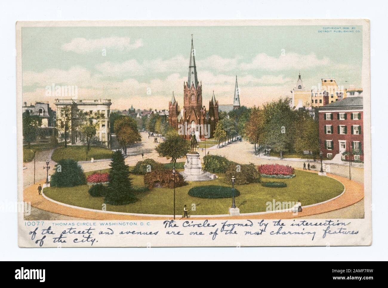 Thomas Circle, Washington, D C Postcard series number: 10077 First ...