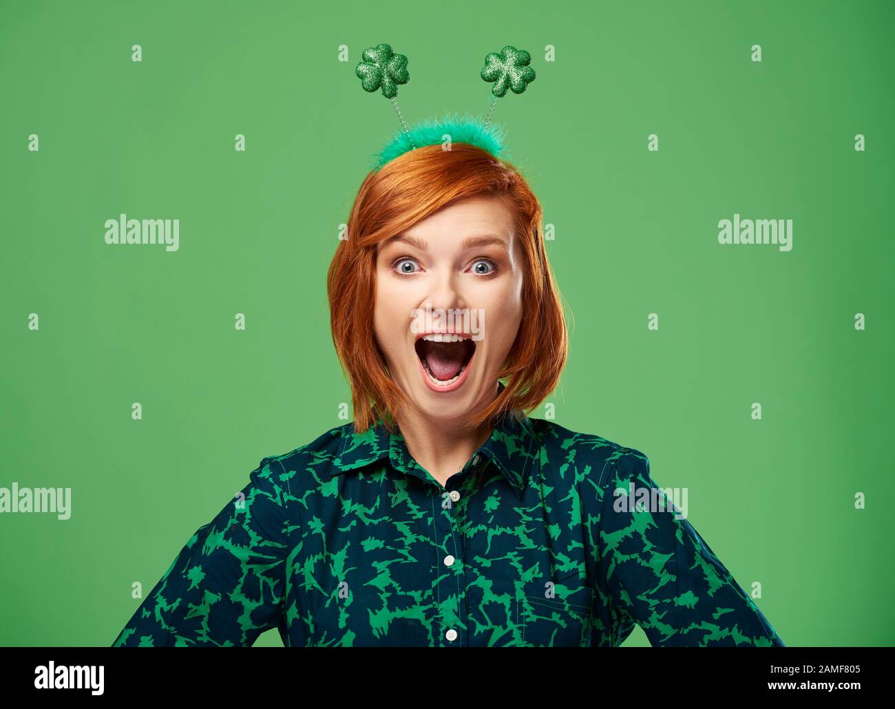 Woman portrait shout in hi-res stock photography and images - Alamy