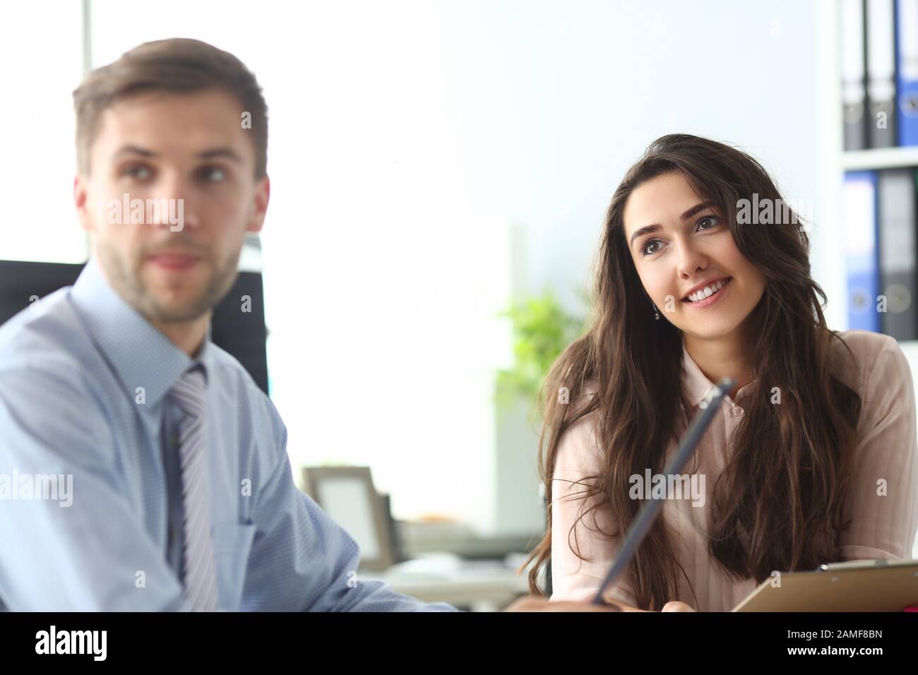 Ceo of company with workers hi-res stock photography and images - Alamy