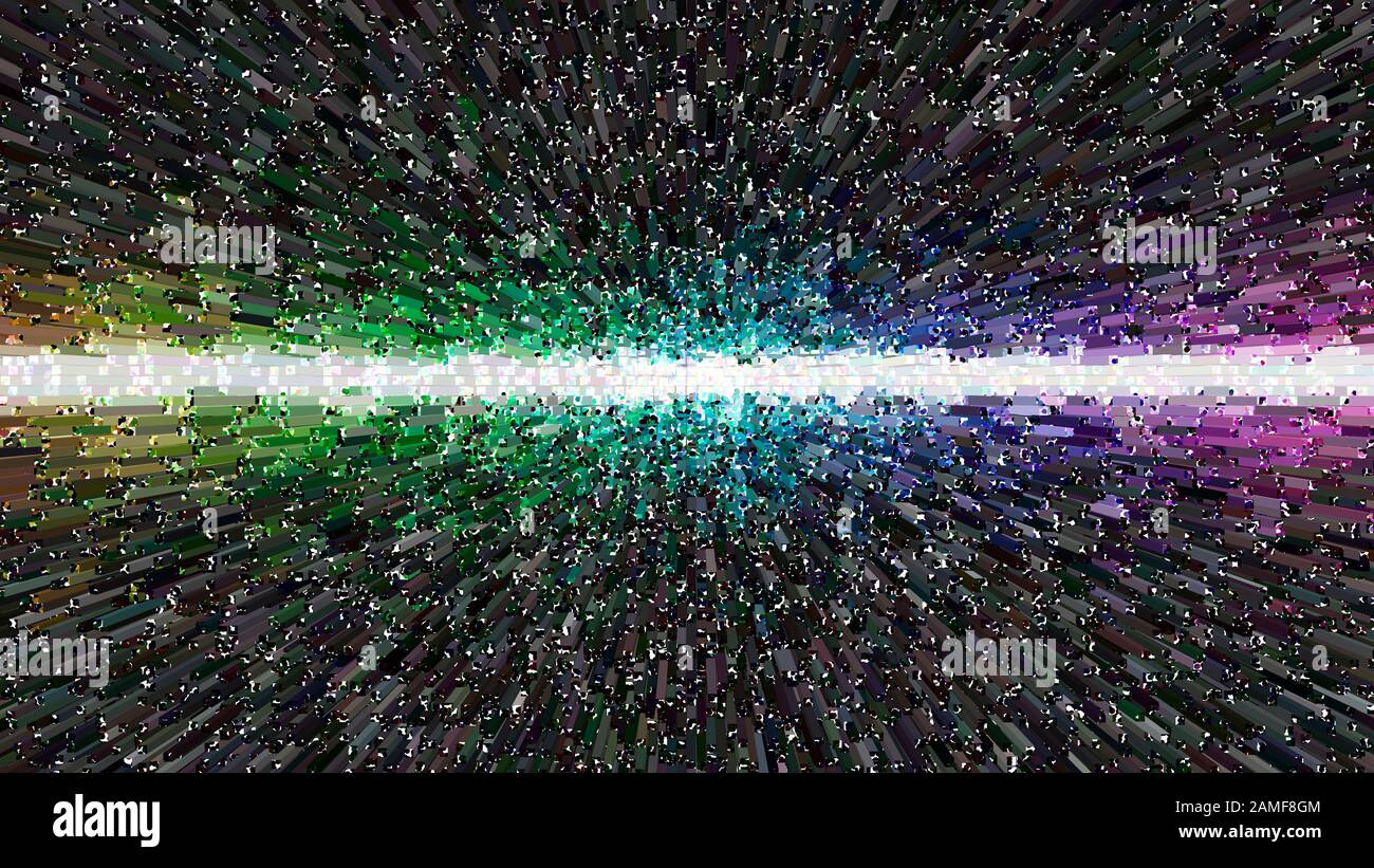 Abstract explosion in motion. Beautiful music equalizer concept. Modern ...