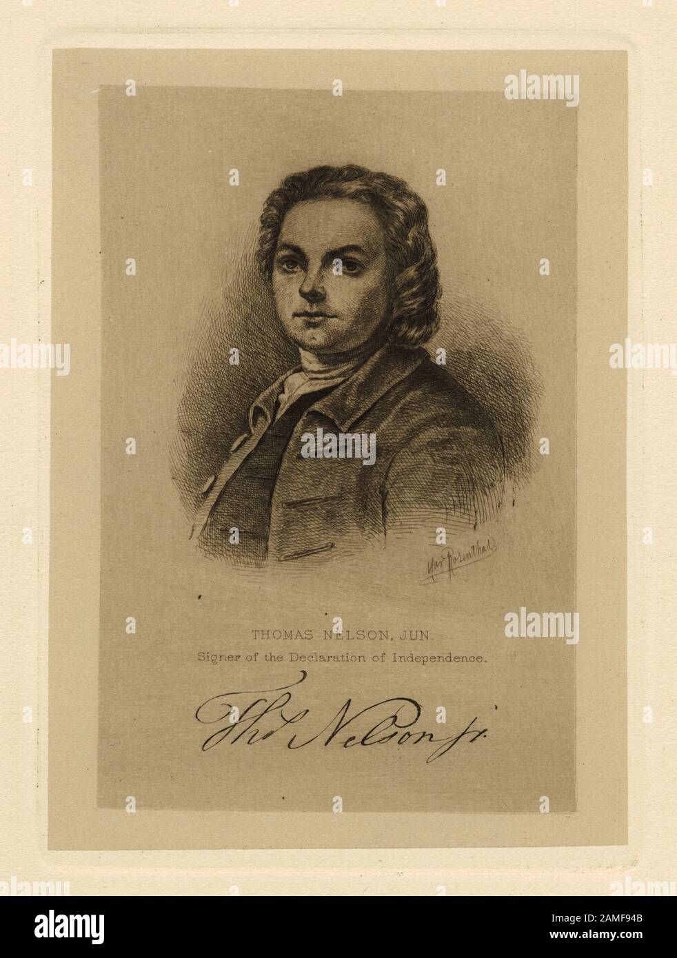 Thomas Nelson, Jun, signer of the Declaration of Independence ...