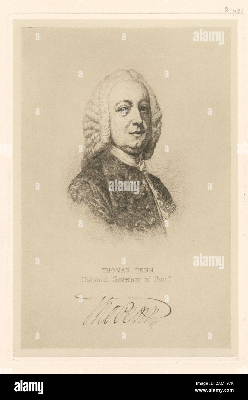 Thomas penn hi-res stock photography and images - Alamy