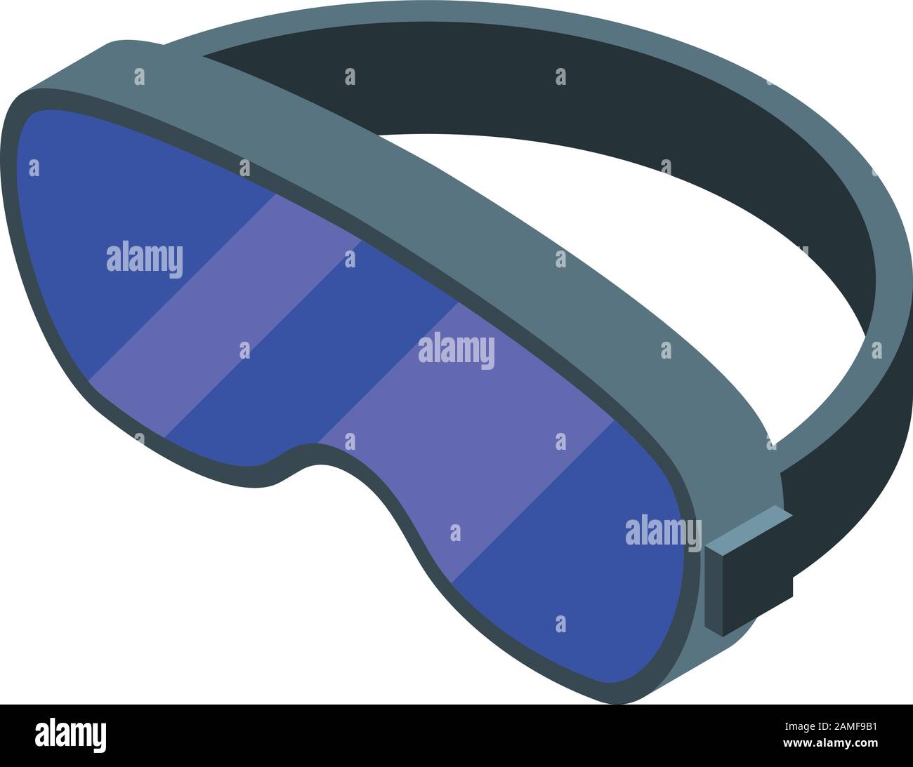 Ski goggles color icon Cut Out Stock Images & Pictures - Alamy