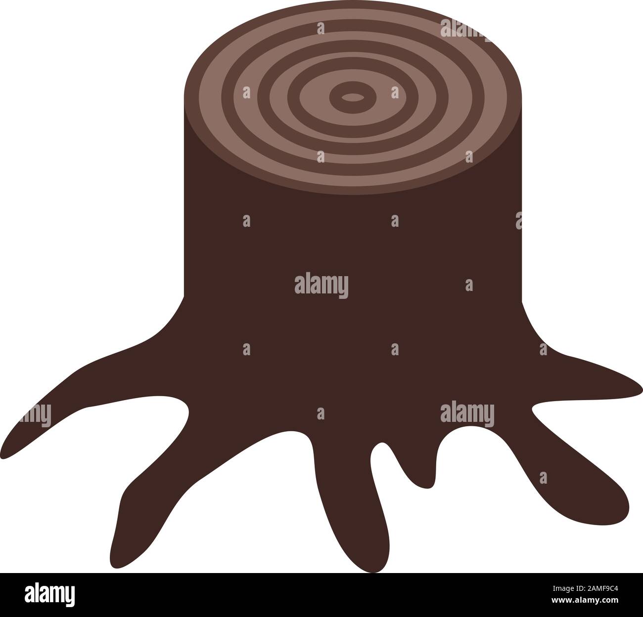 Tree stump dead wood Stock Vector Images - Alamy