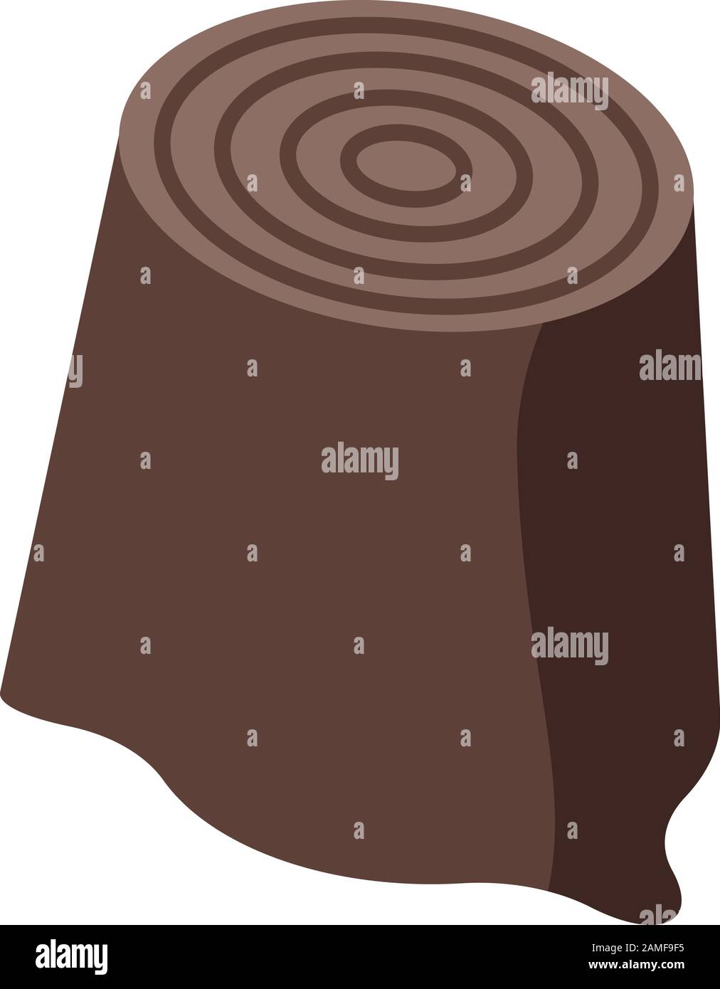 Tree cross section drawing Cut Out Stock Images & Pictures - Alamy