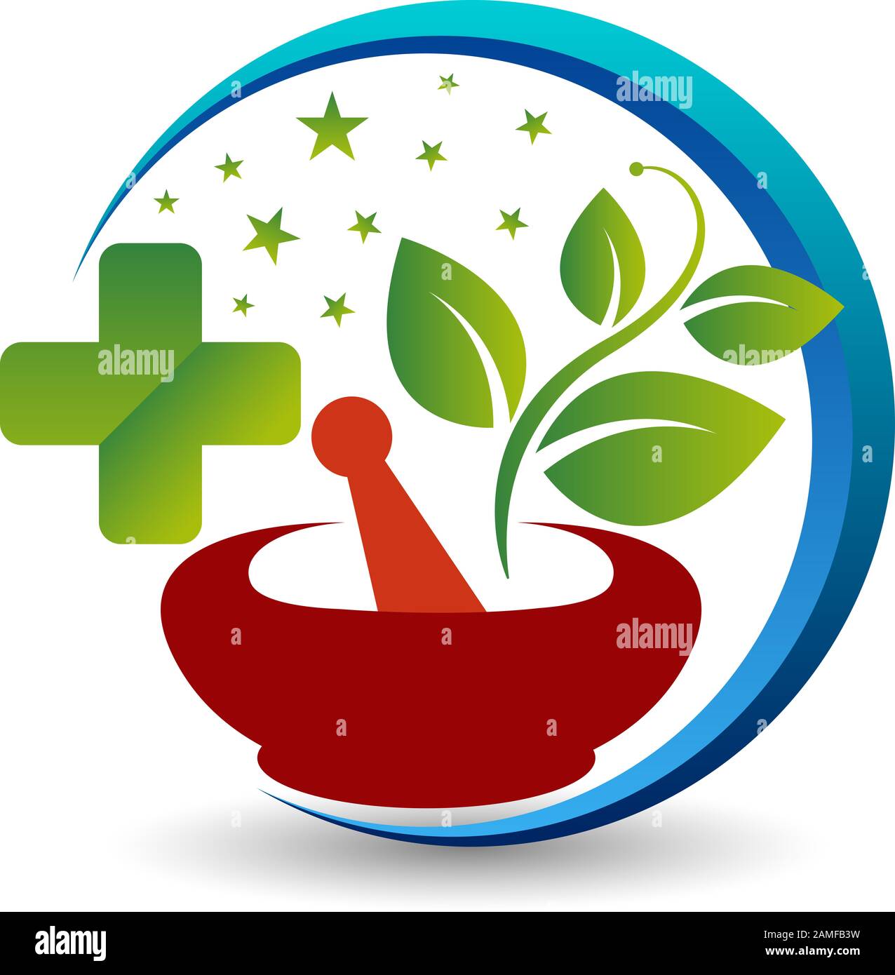 Herbal logo hi-res stock photography and images - Alamy