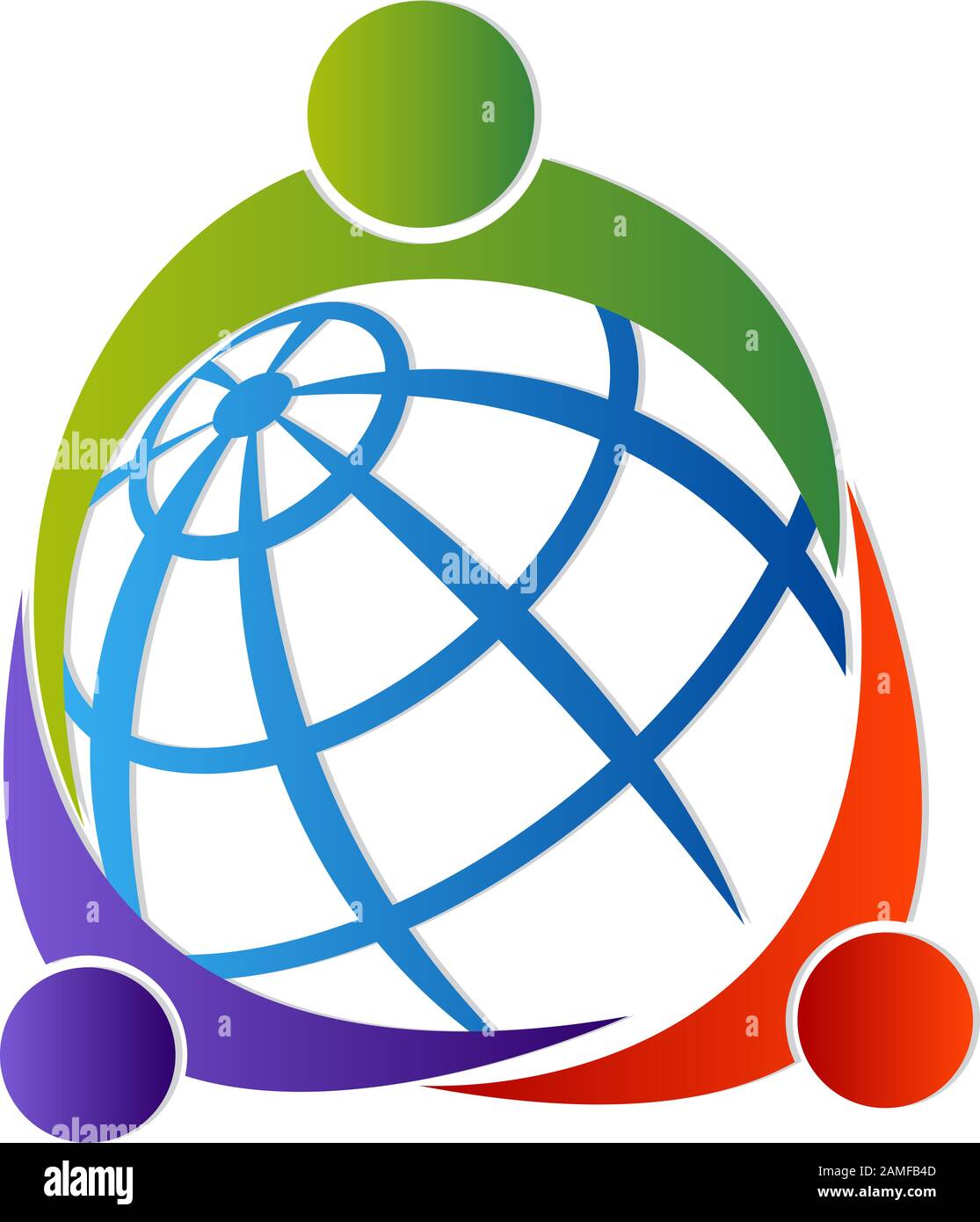 around world logo Stock Photo - Alamy