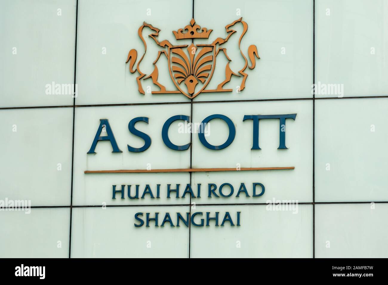 The Ascott logo seen in Shanghai Stock Photo - Alamy