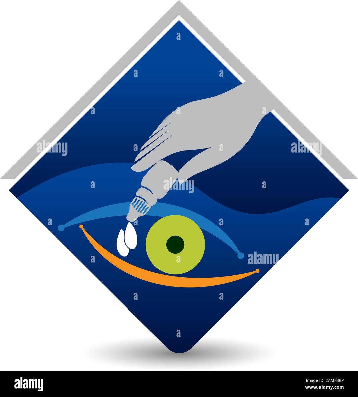 eye drops logo Stock Photo - Alamy